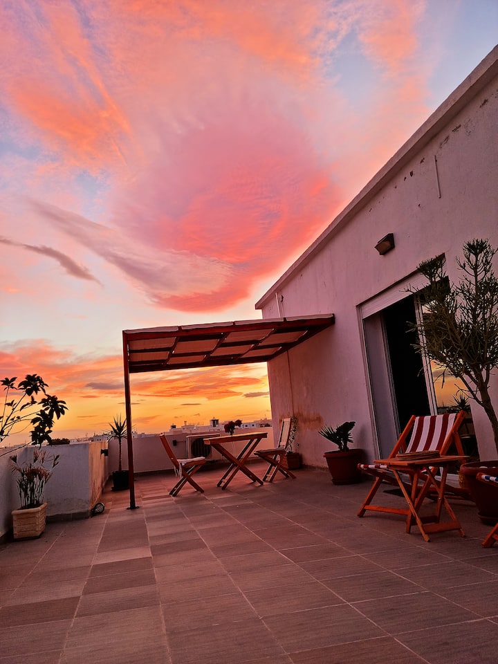 Appart Cosy Avec Belle Terrasse à La Marsa - Marsa