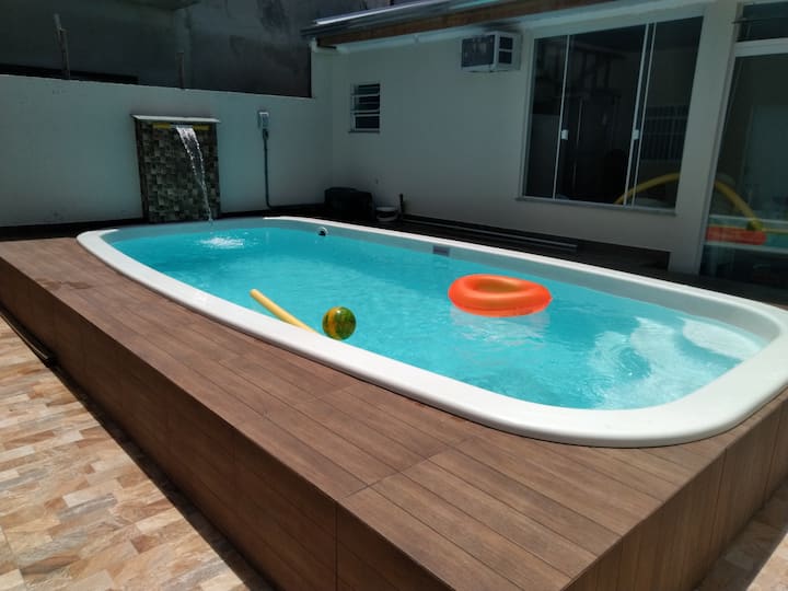 Aconchegante Sobrado Com Piscina A 600 M Da Praia - Itapoá