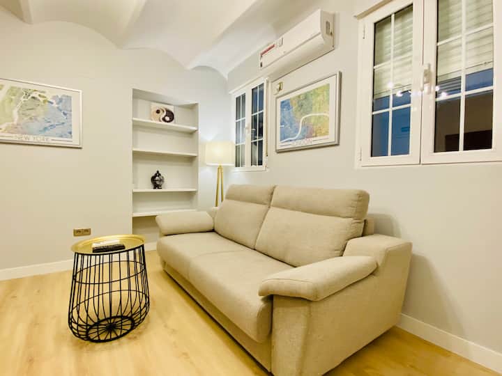 Letras Cool And Quiet , 70 M2, 2 Br, 1bth, 6 Pax - Madrid