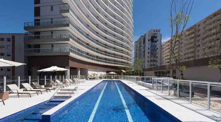 Frente Ao Mar Com Todo Conforto 3 Dormitórios,novo - Santos