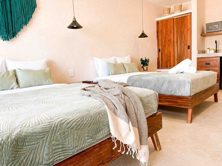 Suite F Tortuga, Equipada, 5min De La 5ta En Auto - Playa del Carmen