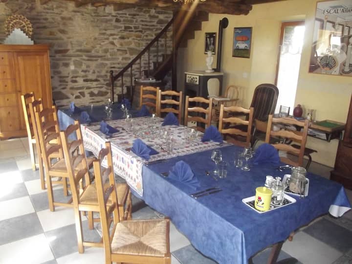 Chambre Familliale 2 à 4 Personnes "Morbihan" - La Gacilly