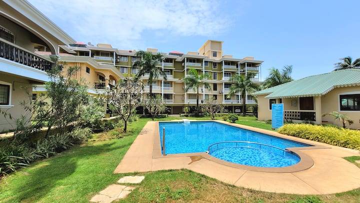 Visão Verde In Varca (2bhk/close Tobeach/cleaning) - Goa