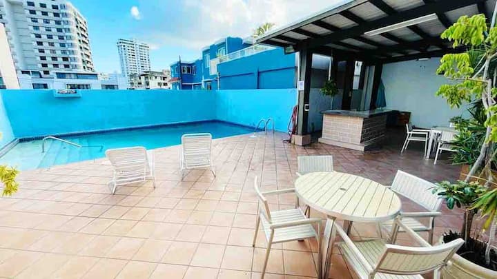 1br Oasis: Ashford Ave, Pool, 3-min Walk To Beach! - San Juan