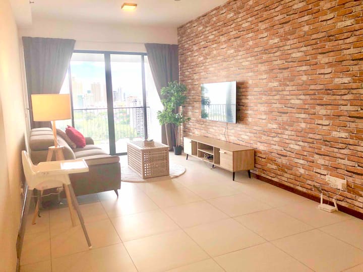 3br Seaview Water Purify Sunrise Balcony 4queenbed - Penang Island