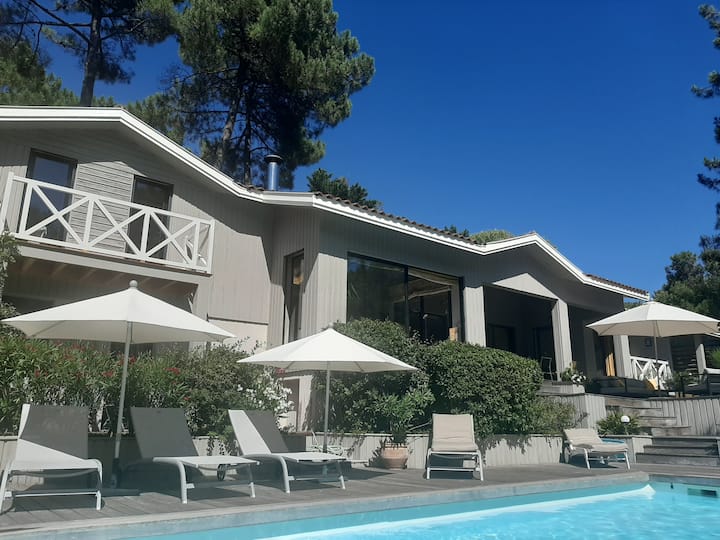 Maison 160 M2 Avec Piscine Sur Golf Proche Océan - Lacanau Océan