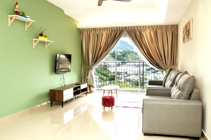 Cozy Tea View # Kuala Terla ( Green ) Free Wifi - Brinchang