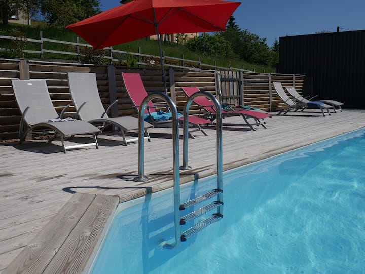 Gîte Moderne Avec Vue Panoramique à La Campagne - La Clayette