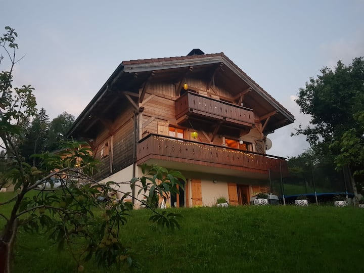 Chalet Avec Vue  Imprenable Sur Massif Des Aravis - Sallanches