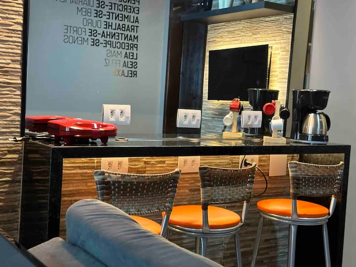 Studio Moderno Em Santos | 2 Min Da Praia A Pé - Santos