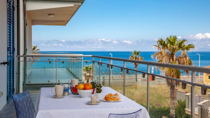 Terraces D'orlando, Seaview 2-bedrooms Apt.cobalto - Capo d'Orlando
