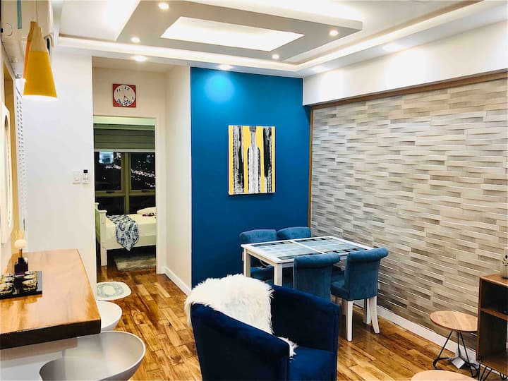 Eclectic Neat Designer Condo Naia-resorts Netflix! - Ninoy Aquino Airport (MNL)