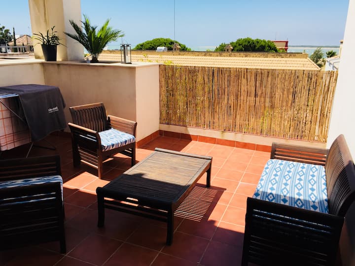 Apartamento,piscina 2 Dormitorios 1ªlínea De Playa - Sanlúcar de Barrameda
