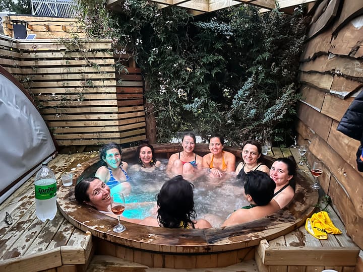 Cabaña Familiar Martin Pescador+tinaja Burbujas - Futrono