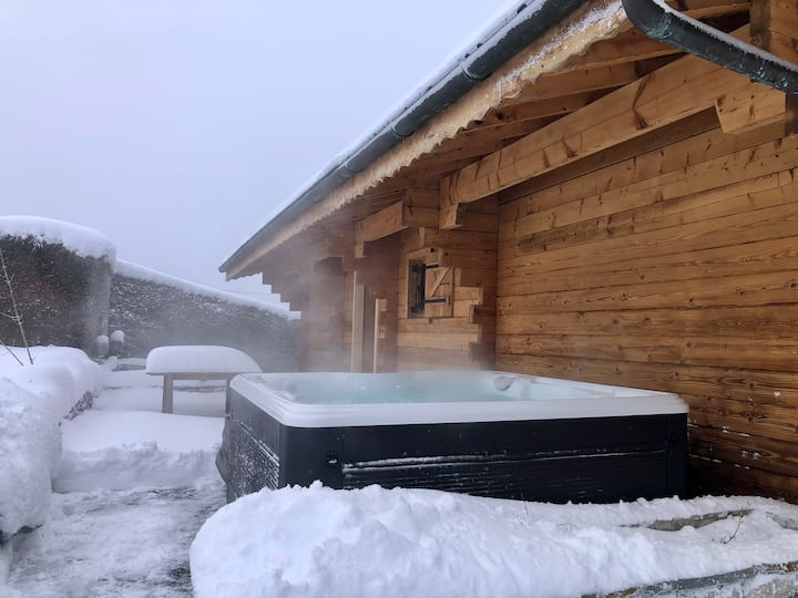 Chalet Jum - Loc. Semaine Famille 10 Pers. - Spa - Bellevaux