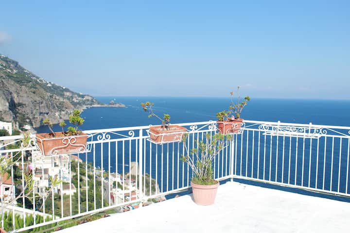 Loft At 10 Min From The Beach - Terrace Sea View - Praiano