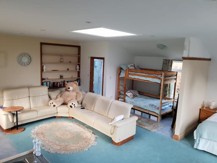 Plas Gwyn Riverside Studio, Tennis, Fishing, Bbq - Builth Wells