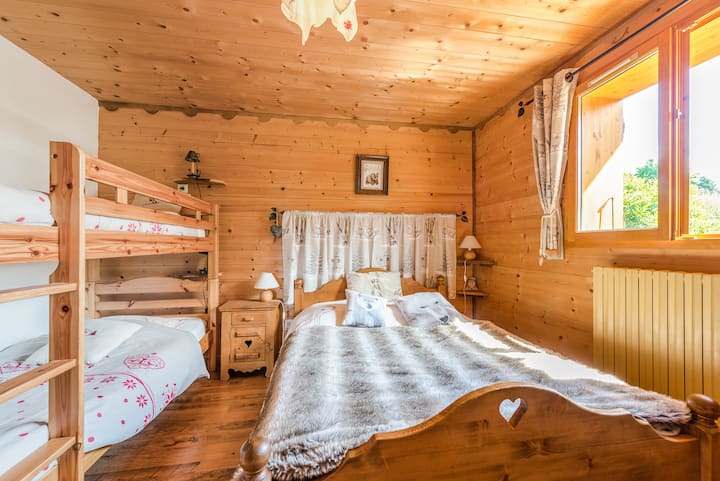 Gite Dans Chalet Face Au Mont- Blanc - Hauteluce - Les Saisies