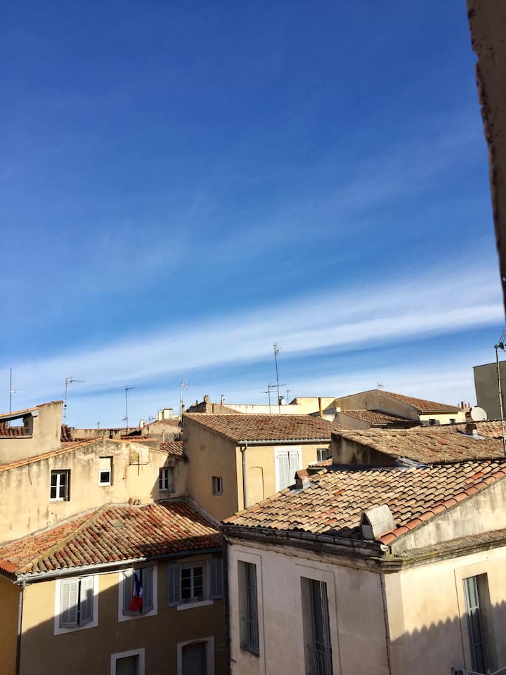 Cocon Perché Au Centre Historique - Vue Sur Toits - Nîmes