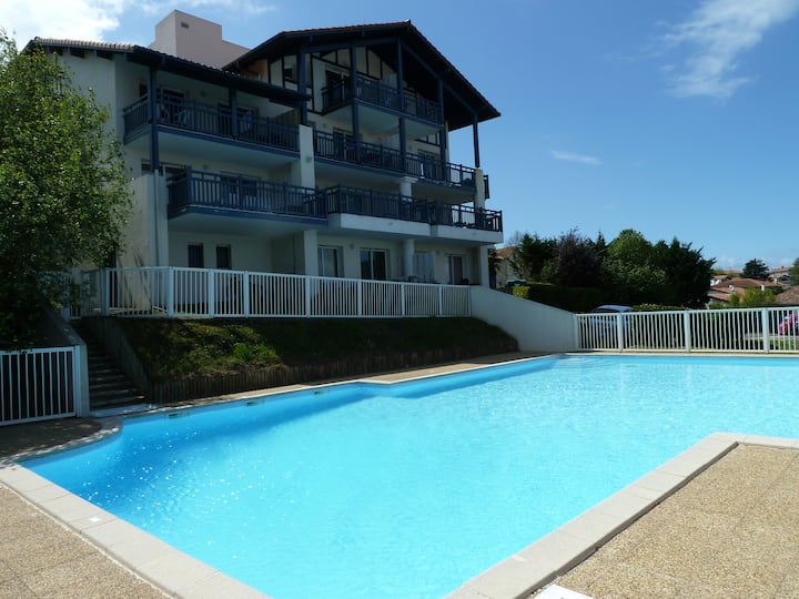 A Deux Pas Plage, Vue Mer, Piscine - Guéthary