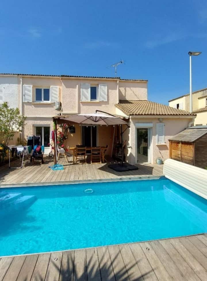 Villa 110m² Piscine Et Clim à Montpellier - Montpellier