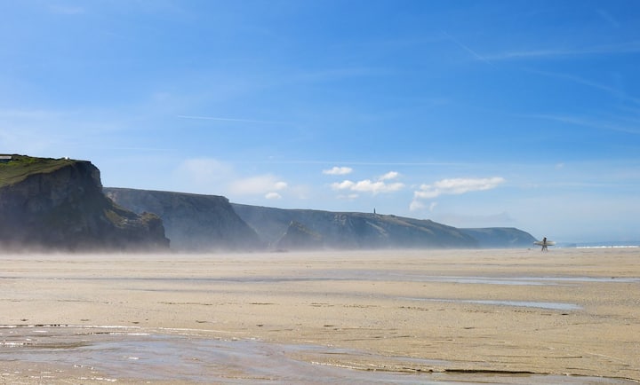 Bright Apartment By Porthtowan Beach - Porthtowan Beach
