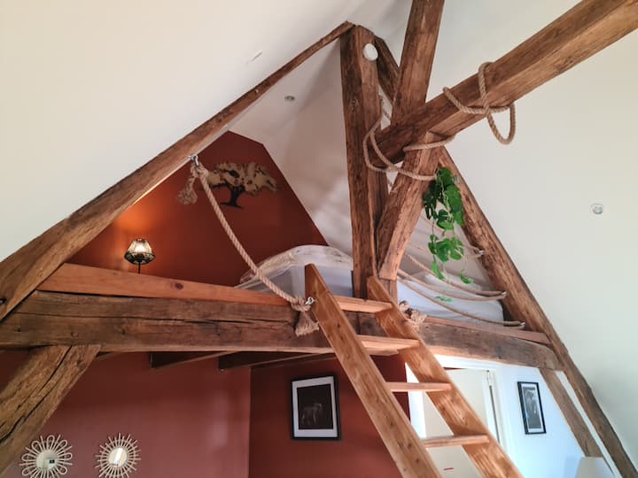 Studio Esprit Cocooning Belle Hauteur Sous Plafond - Gien