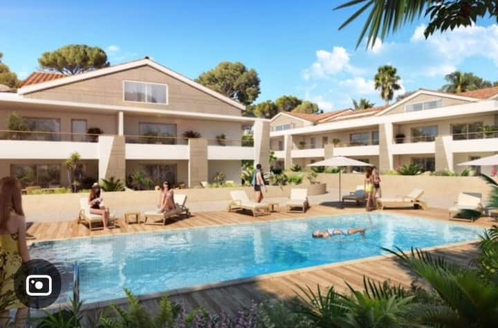Splendide T3 Jardin, Piscine Et Accès Privé Plages - La Ciotat