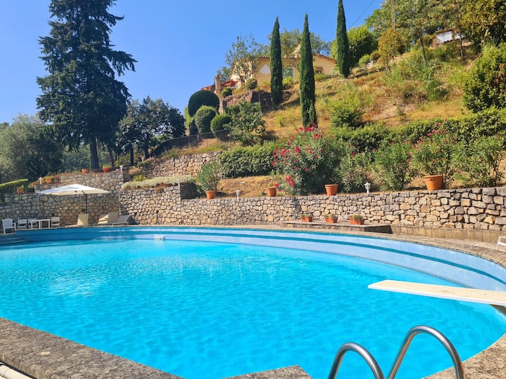 Provence Villa With Large Pool And Amazing View - Montauroux
