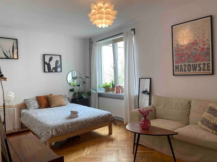 Cozy Studio Near Plac Zbawiciela - Varsóvia