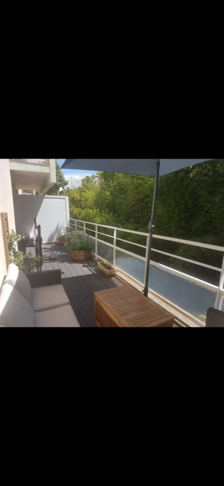 Appart T3 65 M2 Avec Grande Terrasse Plein Sud - Tarnos