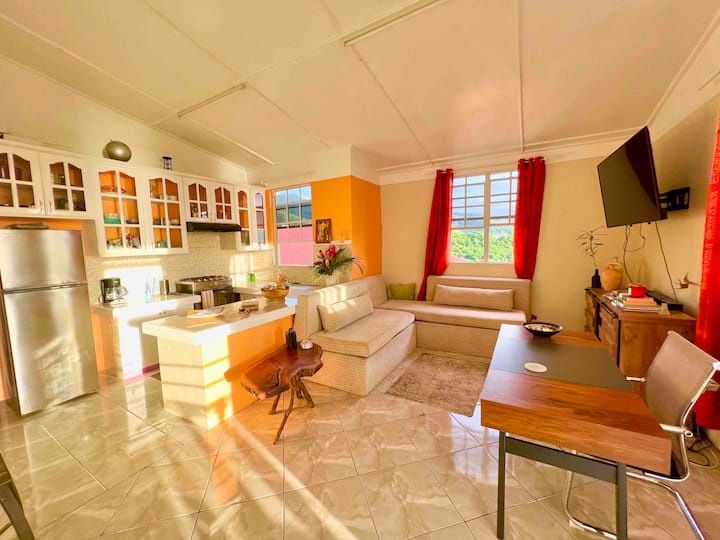 Tropical Penthouse Overlooking Caribbean Sea - Dominica