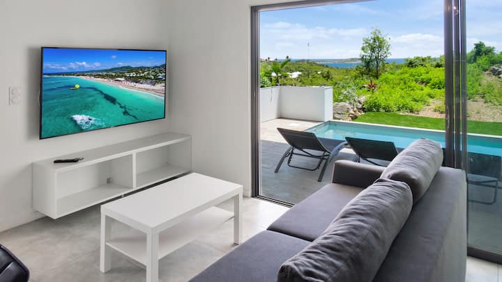 Residence Bo Vue Mer, La Baie Orientale St-martin - Saint-Martin