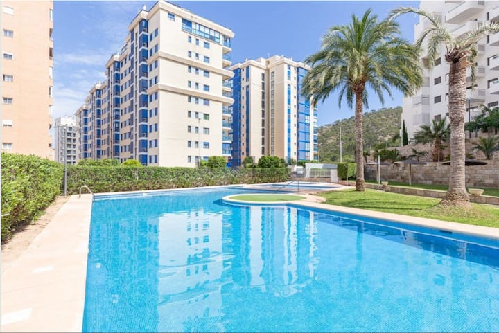 Family Apartment W. Garden Near Beach - Finestrat