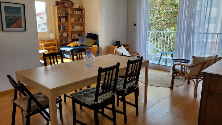 Grand Appartement Très Lumineux à 200 M Des Plages - Saint-Nazaire
