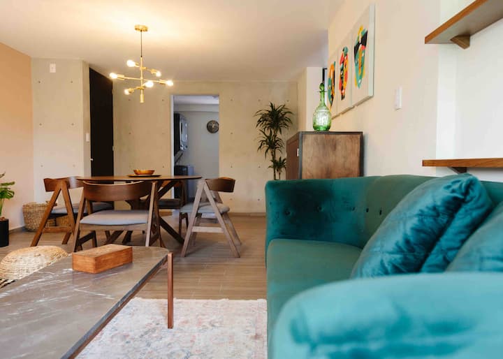 Mr. W | Vista Al Parque España | Condesa |2br - Mexico City