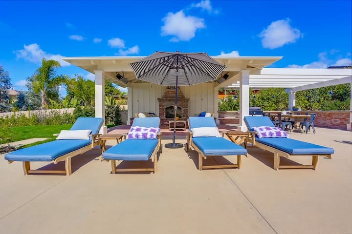 Private Villa W/pool, Pickleball & Outdoor Oasis - Carlsbad, CA
