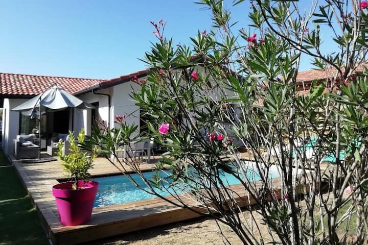 Rêve!maison Neuve+bungalow+piscine Chauffee&jacuzi - Hossegor