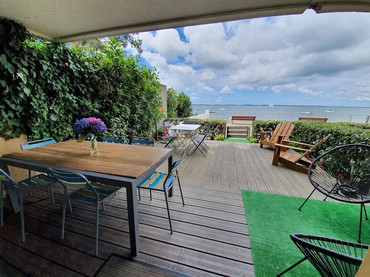 Appartement Sur La Plage, Rdc+terrasse - Arcachón