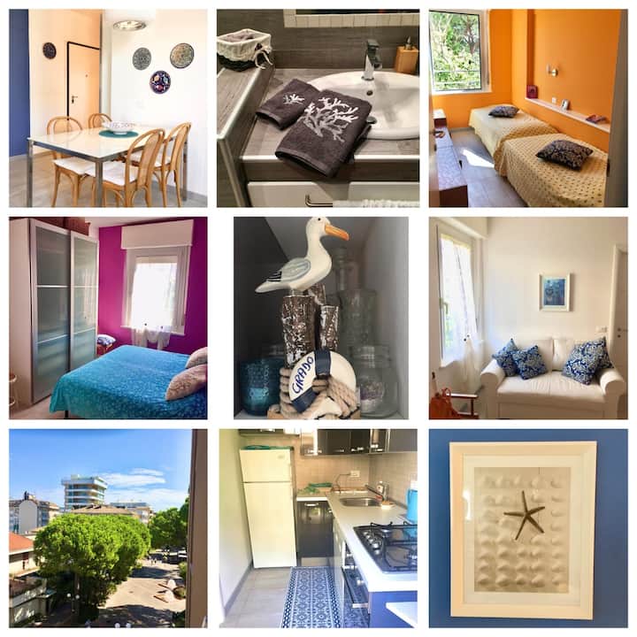 A 100mt Dal Mare Appartamento “Mareblu” Con Garage - Grado