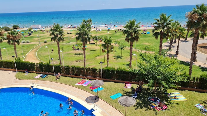 Charmante Wohnung In Der 1. Linie Mit Meerblick - Benicàssim