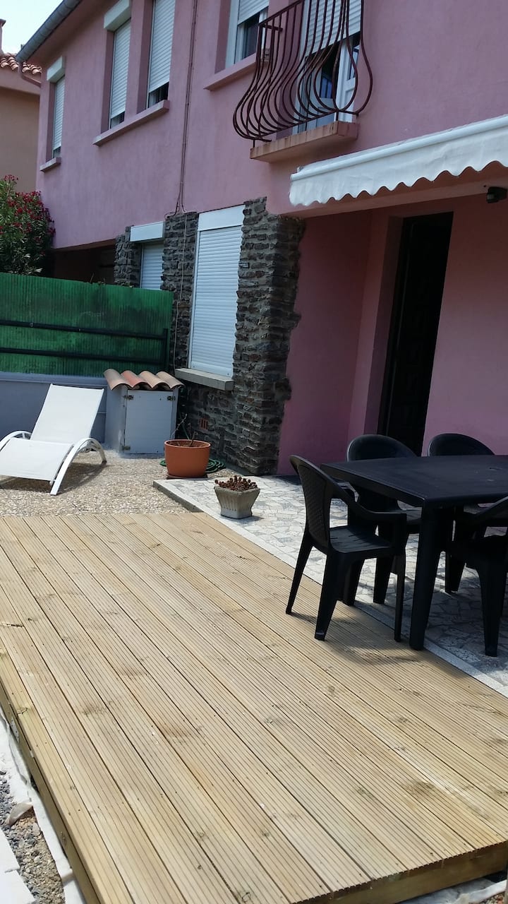 Confortable T3 Au Rdc Maison , 150m De La Plage - Canet-en-Roussillon
