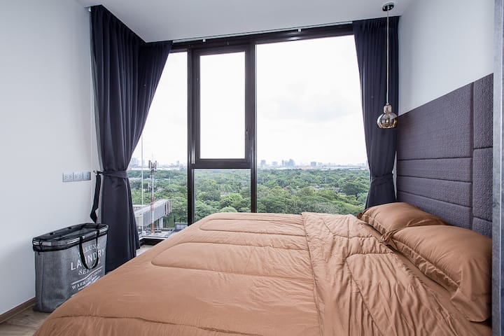 ★Bts Mochit★mrt+garden View+5star+luxury+jj Market - Bangkok