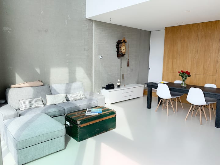 Master Bedroom In New Designer Duplex Luxury Loft - Amsterdam