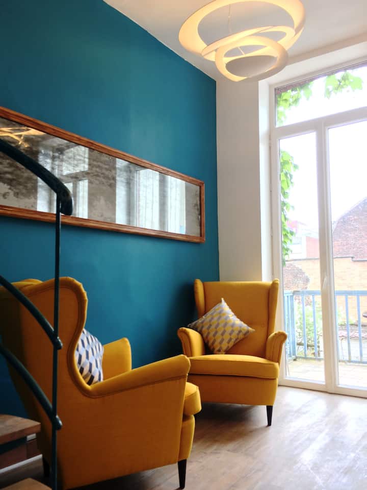 Chambre Double Meublée Lille Centre, Parc Lebas - Villeneuve-d'Ascq