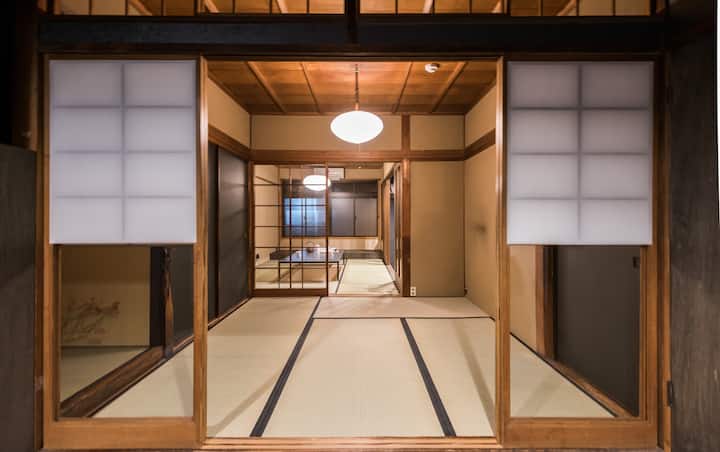 河源町新房/条・清泉/超大活动空间/设计师作品/双层和室町屋/车站步行3分钟/鸭川徒步可达/120㎡ - Kyoto