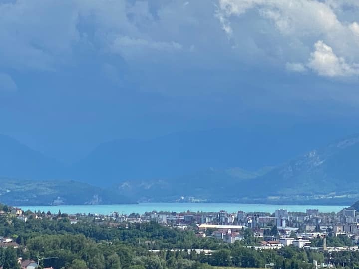 Villa The Panoramic 8 Pers Piscine Jacuzzi Vue Lac - Annecy