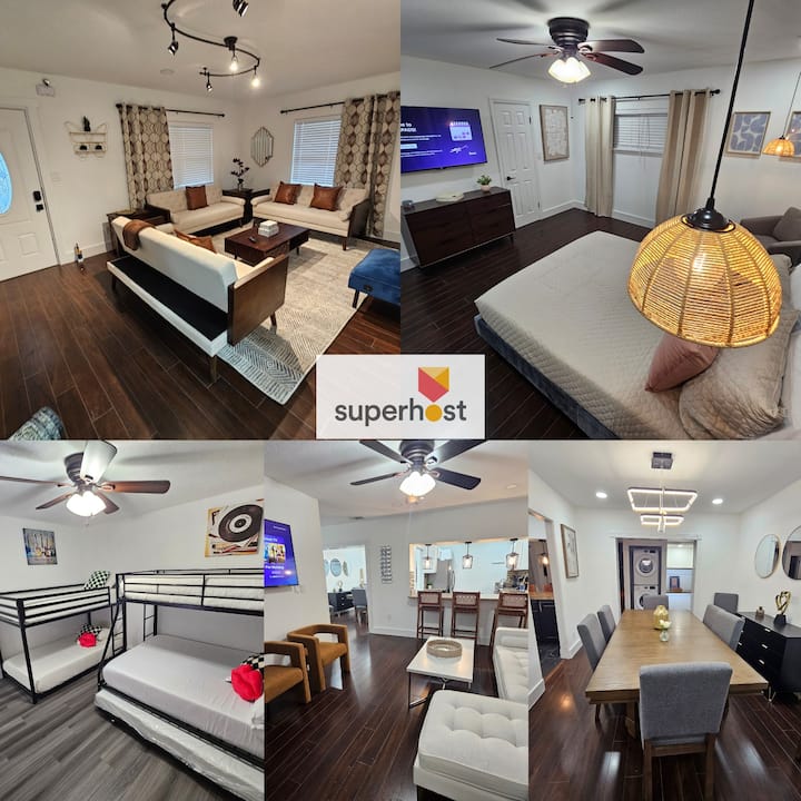 College Park Bungalow Sleeps 20+ 2 Kitchens-fenced - Orlando