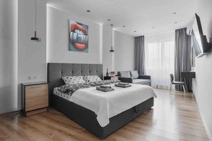 16floor Vip!grey Apartment With 2 Rooms In Arcadia - Odessa