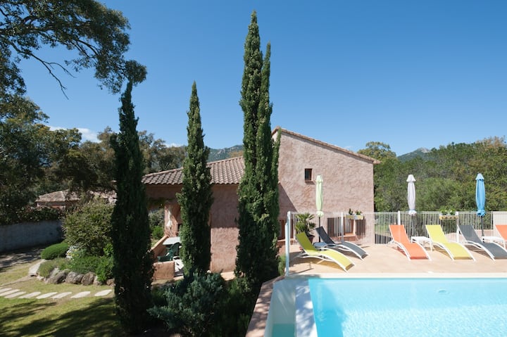 Casa Callista West - Parc Et Piscine - Plage de Pinarellu